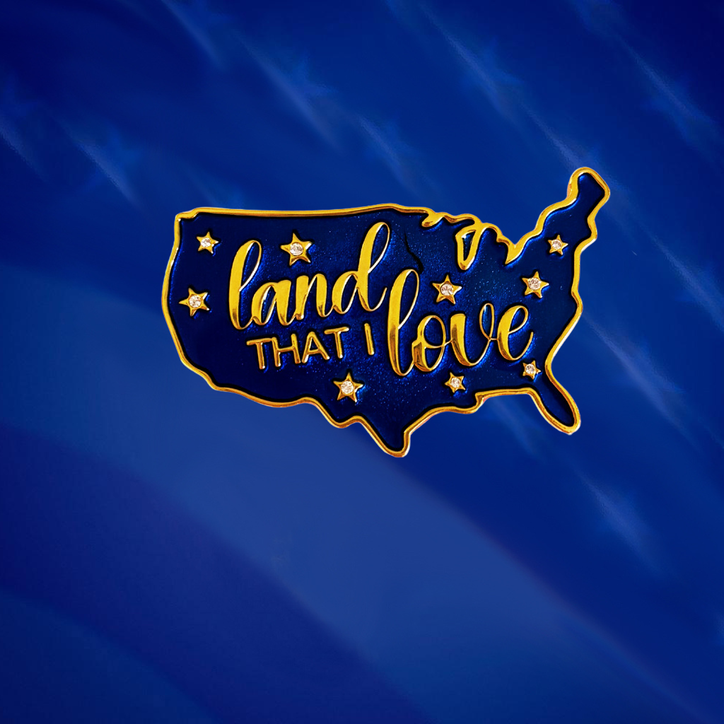 Land That I Love Pin – Ann Hand