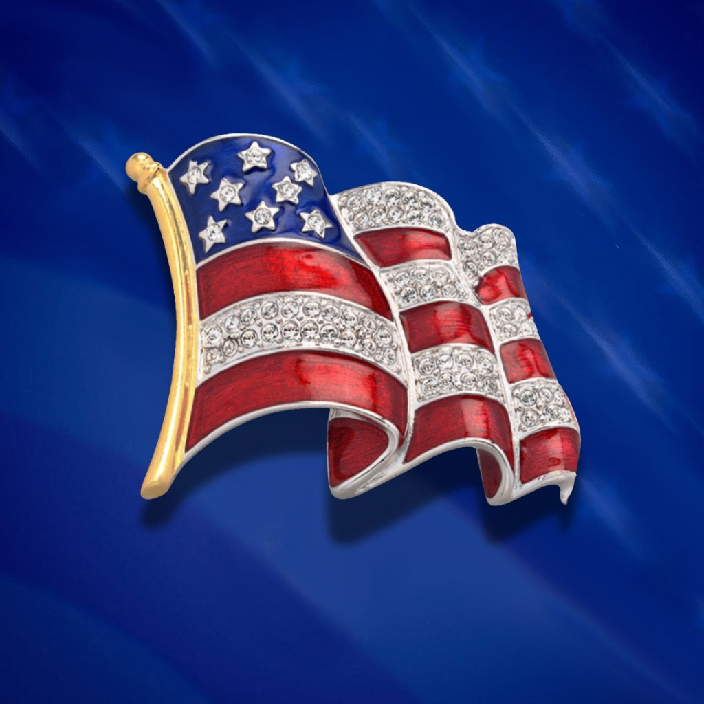 American Flag Pin-Large – Ann Hand