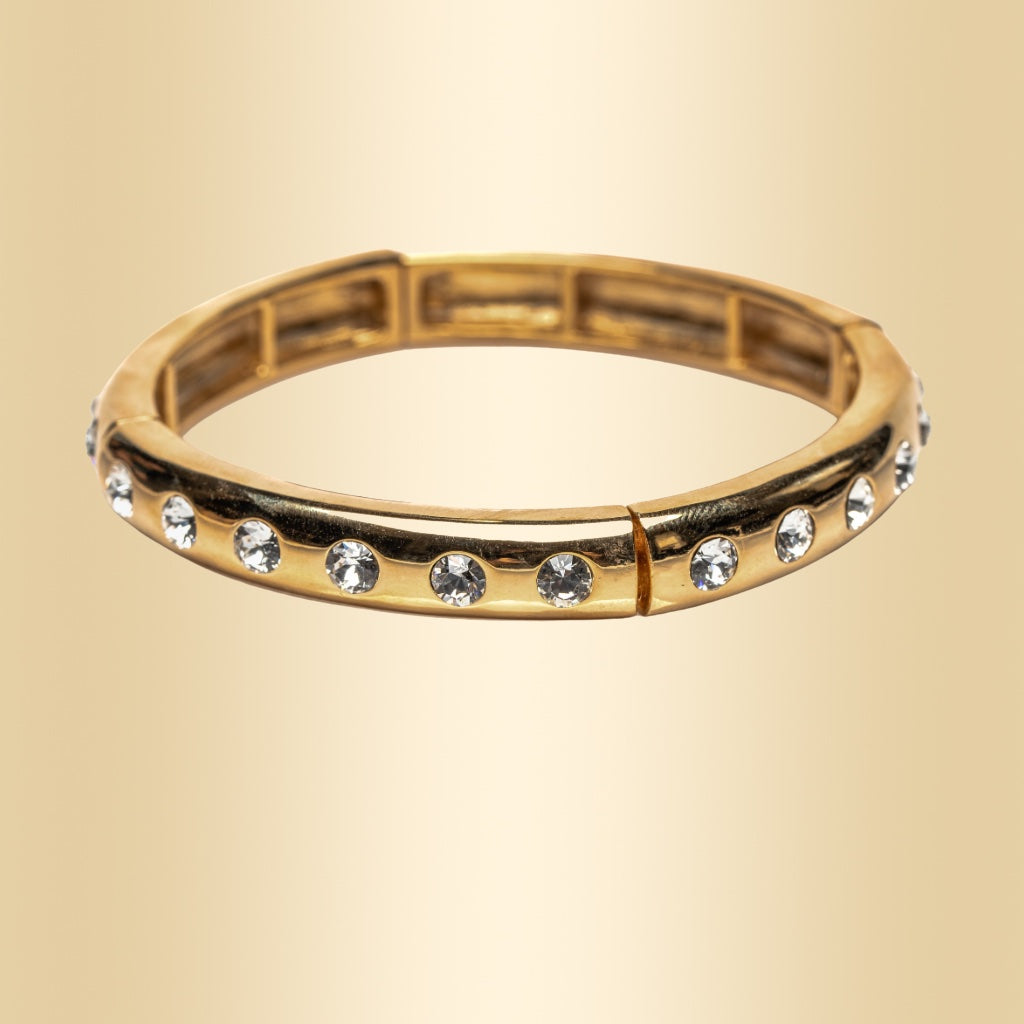 Crystal and Gold Bracelet – Ann Hand