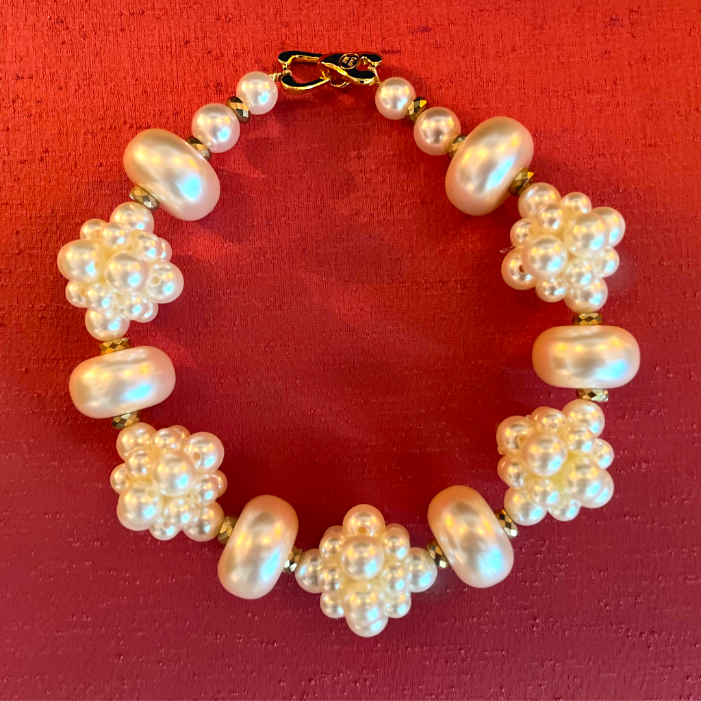 White Bead Necklace – Ann Hand